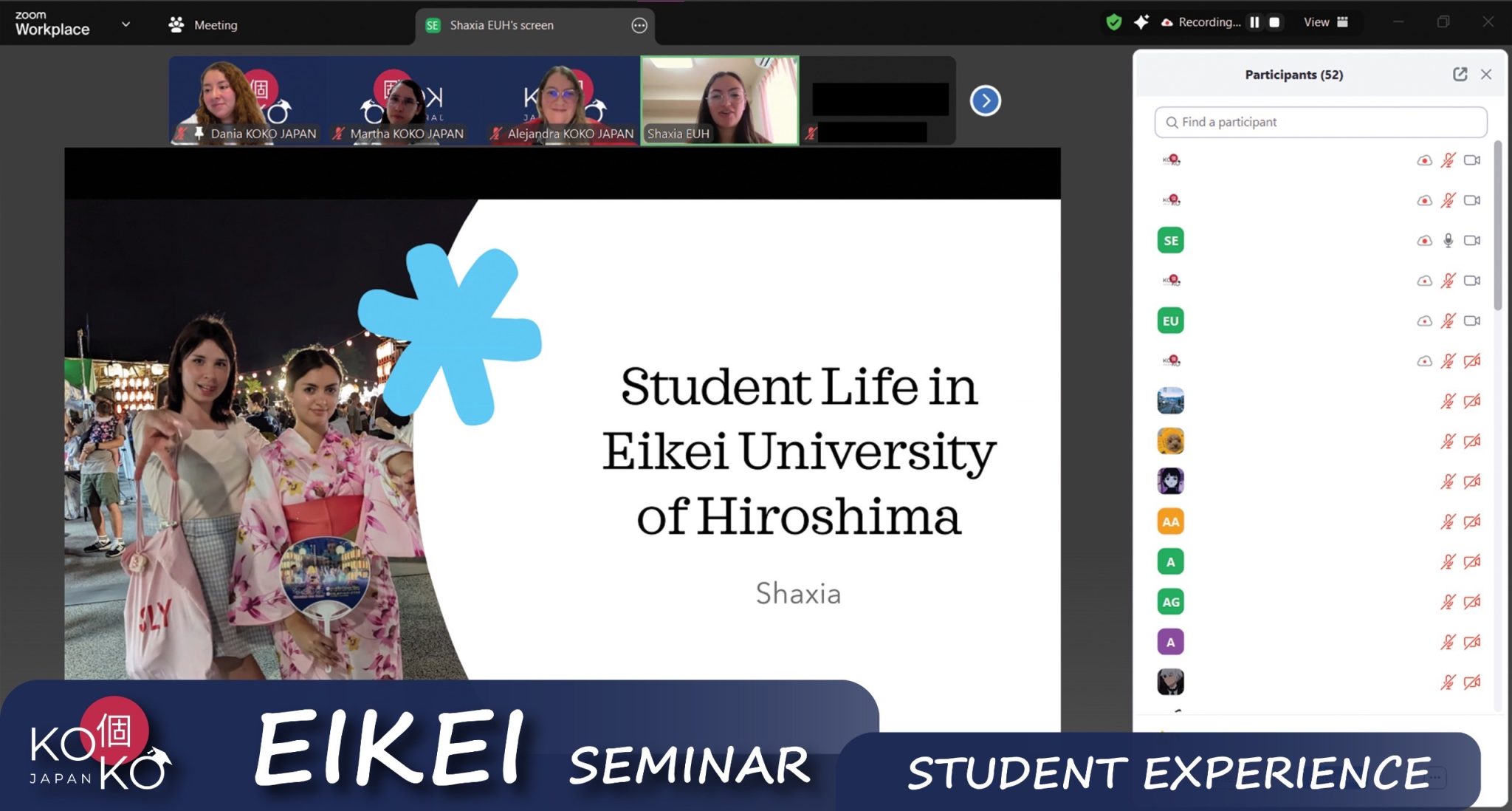 Study in Japan Webinar for Mexican Students - Prospective Student Information Site-EIKEI UNIVERSITY